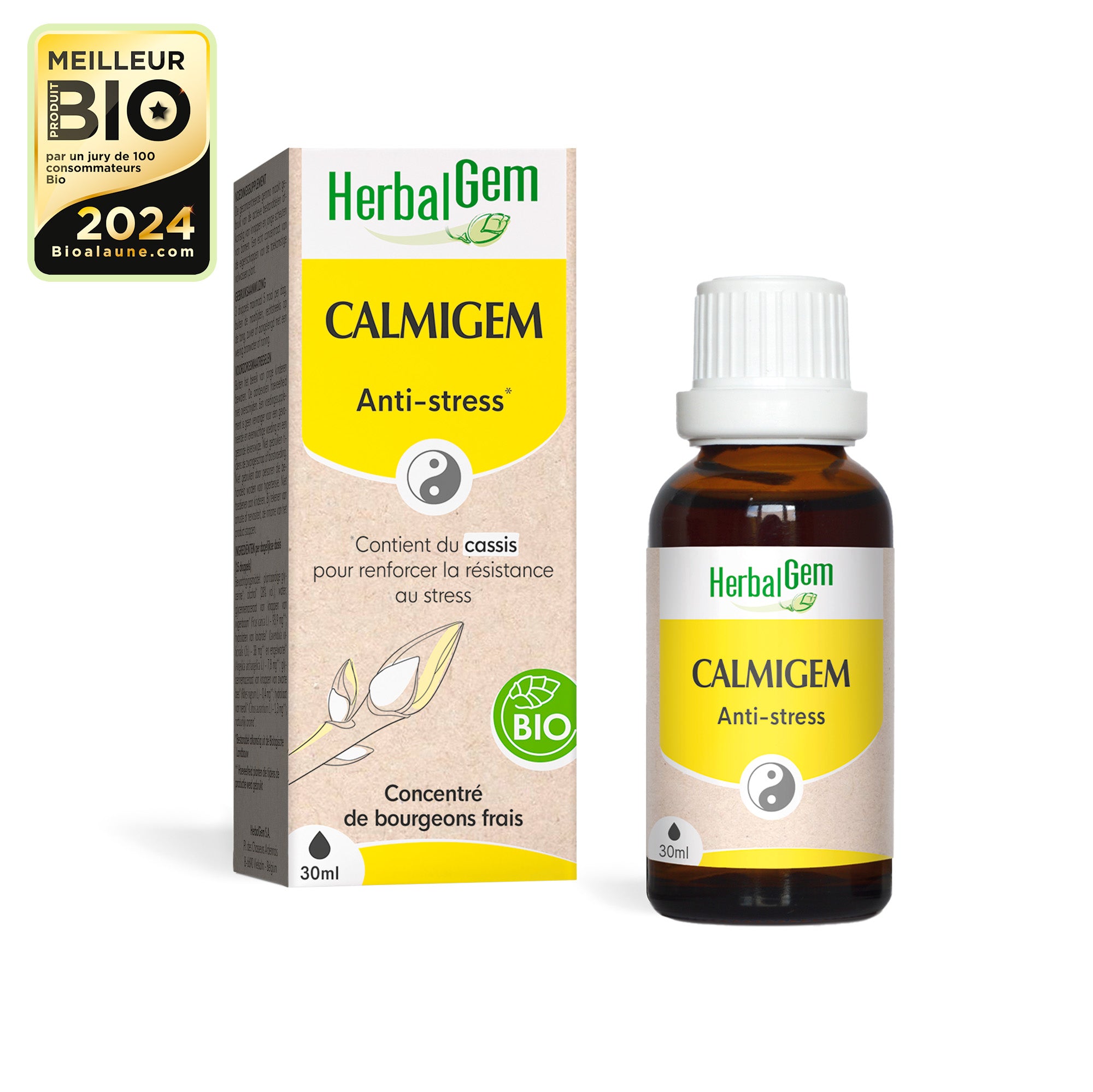 Calmigem - complexe anti-stress - 30 ml Bio | Herbalgem
